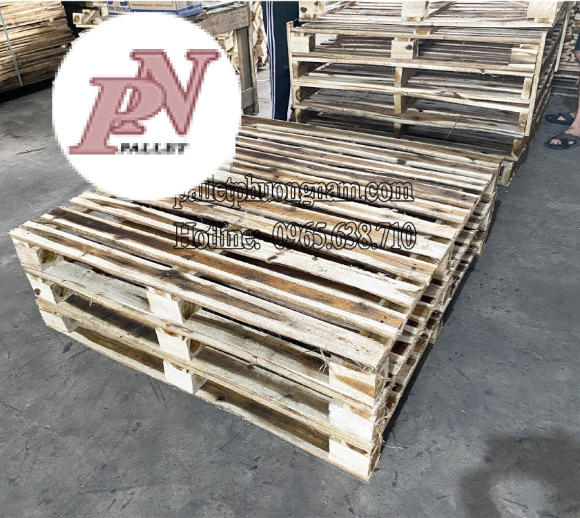 Pallet Gỗ Tràm Đồng Nai mẫu vuông kích thước 1150x1150 đạt chuẩn xuất khẩu